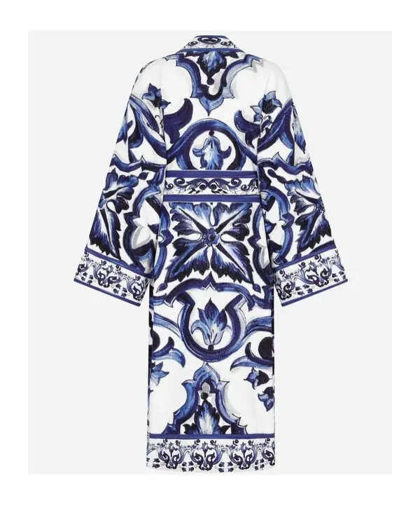 Dolce & Gabbana Dolce Gabbana Terry Batch Robe