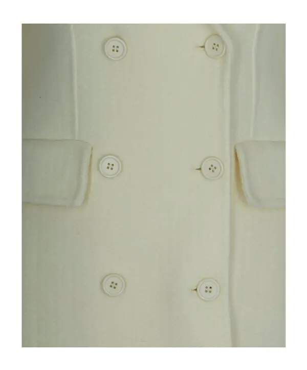 P.a.r.o.s.h Double-breasted Coat - White