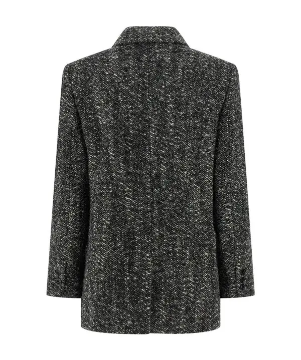 Isabel Marant Étoile Ezzia-gd Boyish Buckle V-neck Blazer