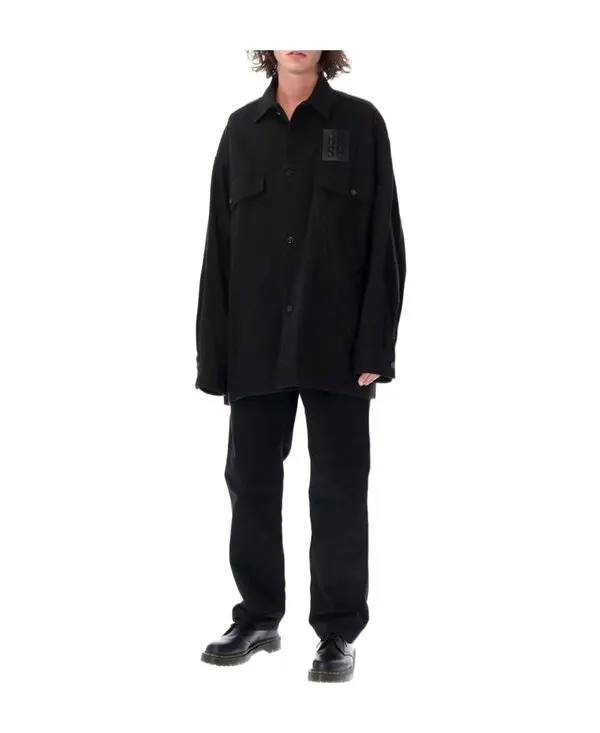 Raf Simons Graphic Print Denim Jacket