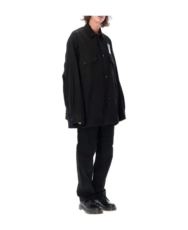 Raf Simons Graphic Print Denim Jacket