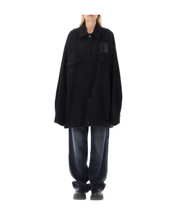 Raf Simons Graphic Print Denim Jacket