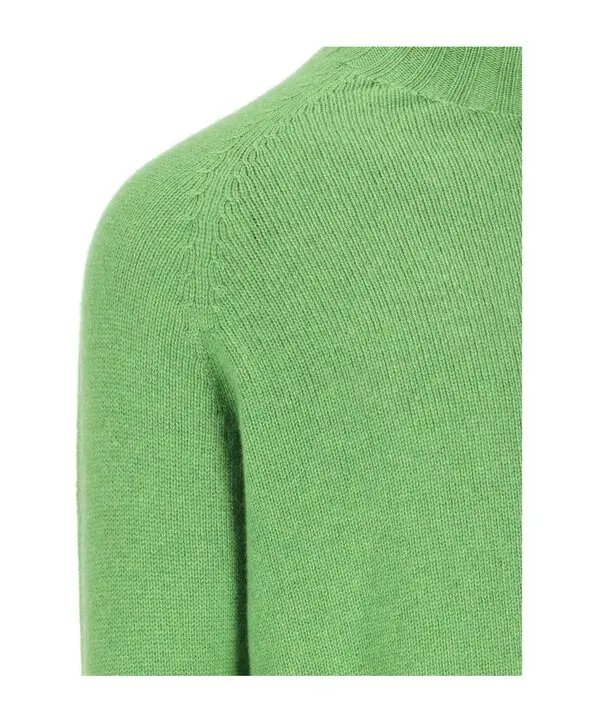 Tagliatore Long Sleeve Ribbed Sweater - Green