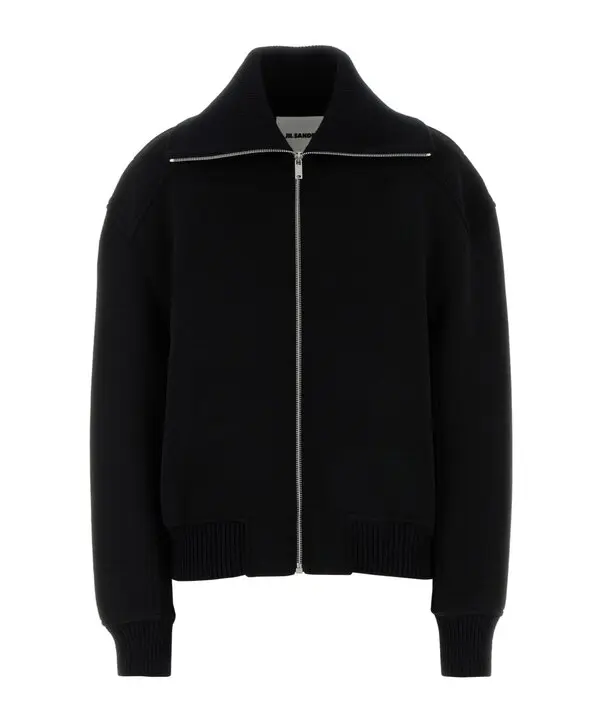 JIL SANDER Zip Up Bomber Jacket