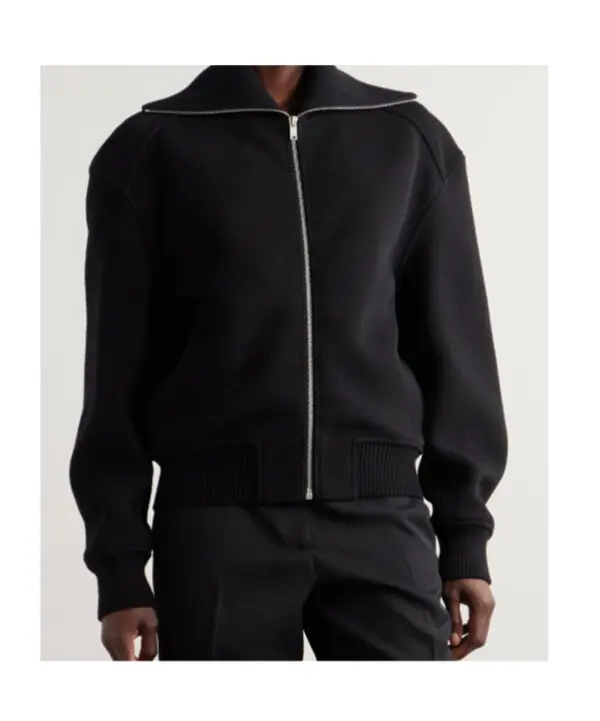 JIL SANDER Zip Up Bomber Jacket