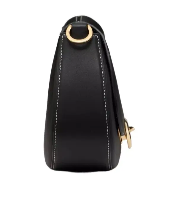 Valentino Garavani Vlogo Twist Lock Small Shoulder Bag - Black