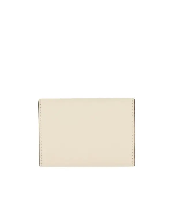 Marni Logo Printed Tri-fold Wallet - Brown