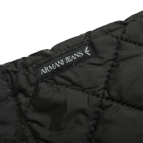 Emporio Armani High-necked Quilted Cotton Suit
