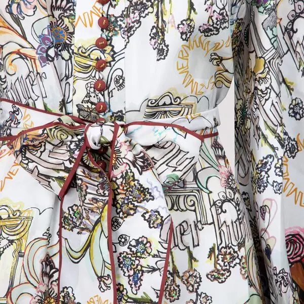 Zimmermann Printed Long-sleeved Dress