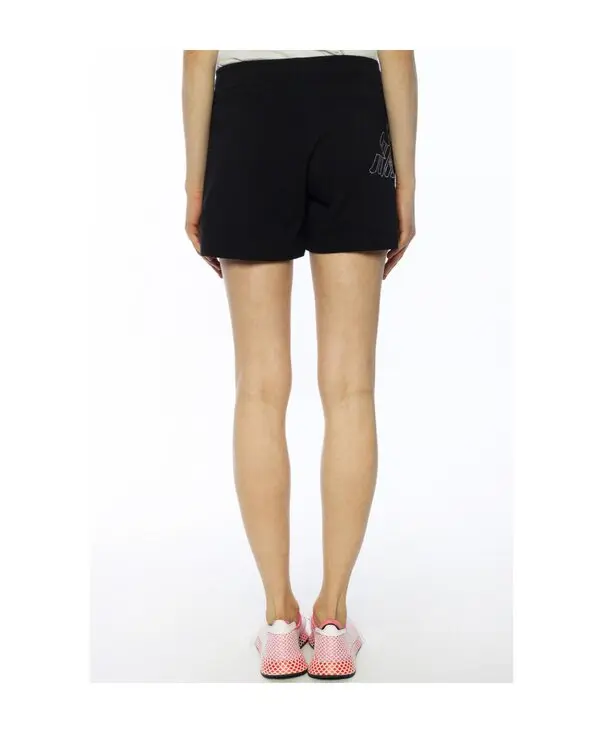 EA7 Sequined Logo Shorts - Black