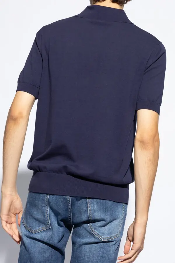 Dsquared2 Logo Embroidered Short-sleeved Polo Shirt