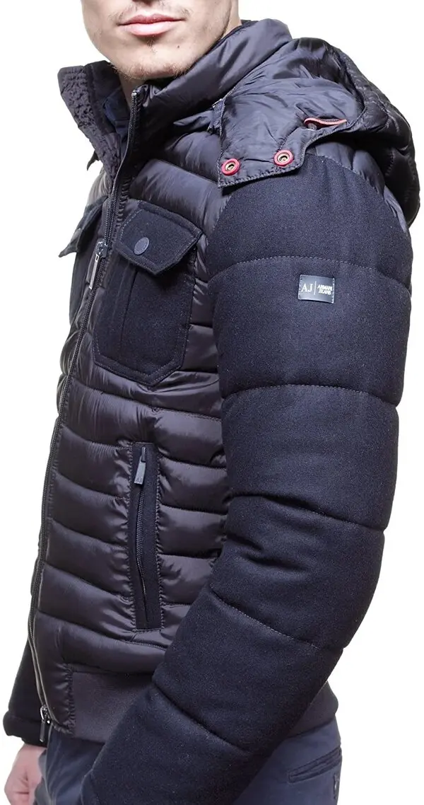 Emporio Armani Logo Quilted Jacket