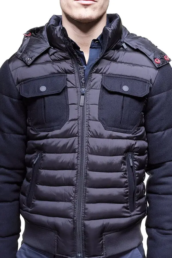 Emporio Armani Logo Quilted Jacket