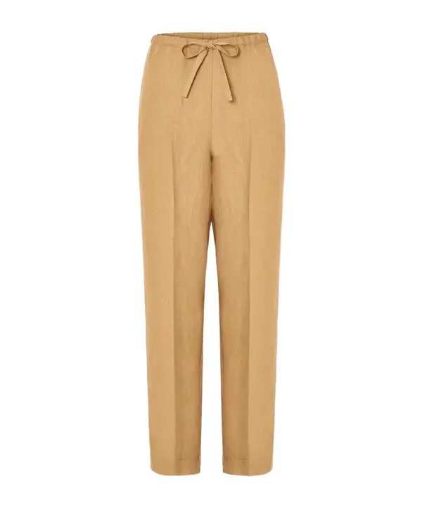 FORTE_FORTE Elastic Waist Casual Pants
