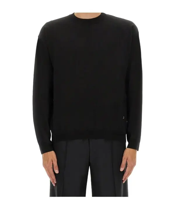 Moschino Crewneck Knitted Jumper - Black