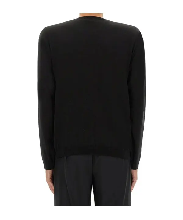 Moschino Crewneck Knitted Jumper - Black