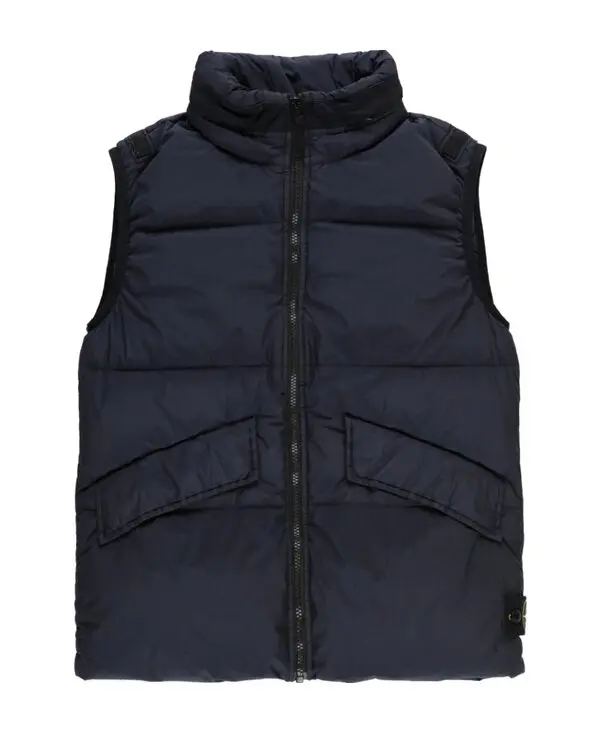 Stone Island Padded Gilet With Compass Motif