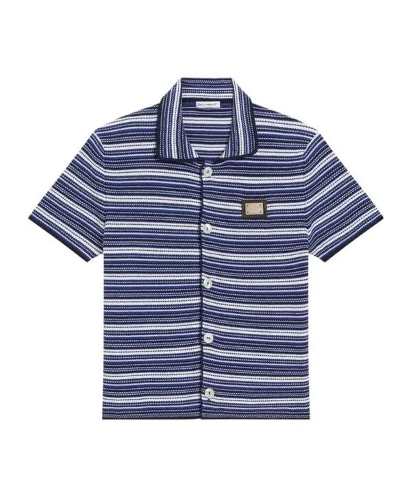 Dolce & Gabbana Striped Knit Shirt