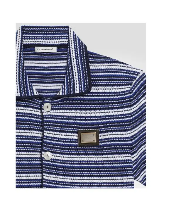 Dolce & Gabbana Striped Knit Shirt