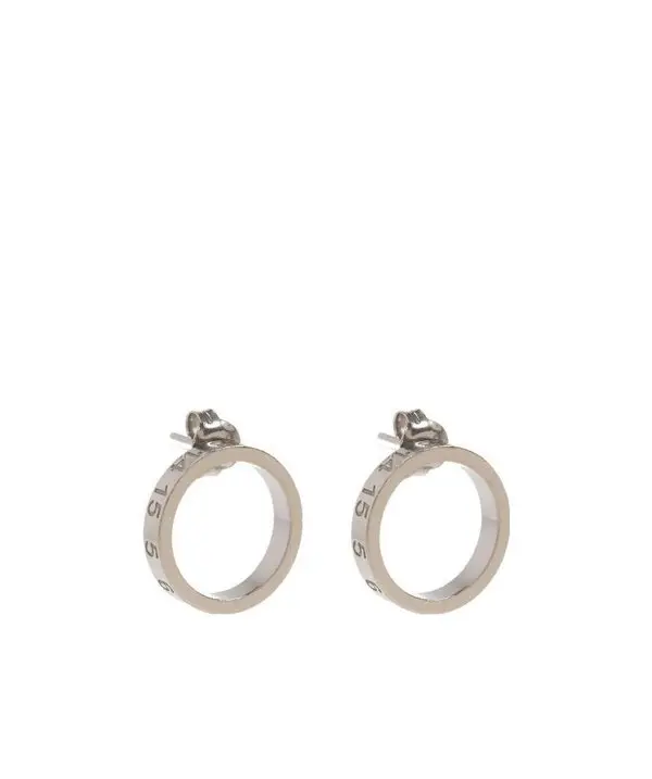 MAISON MARGIELA Circle Logo-engraved Earrings - Yellow