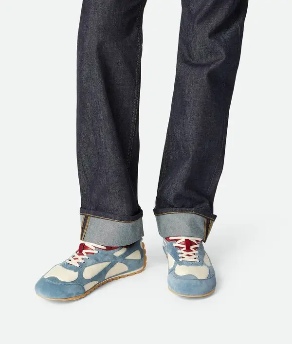 Bottega Veneta Orbit Flash Sneakers - Blue