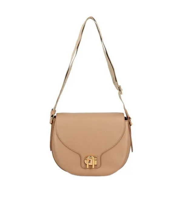 Furla Lotus Shoulder Bag - Nude
