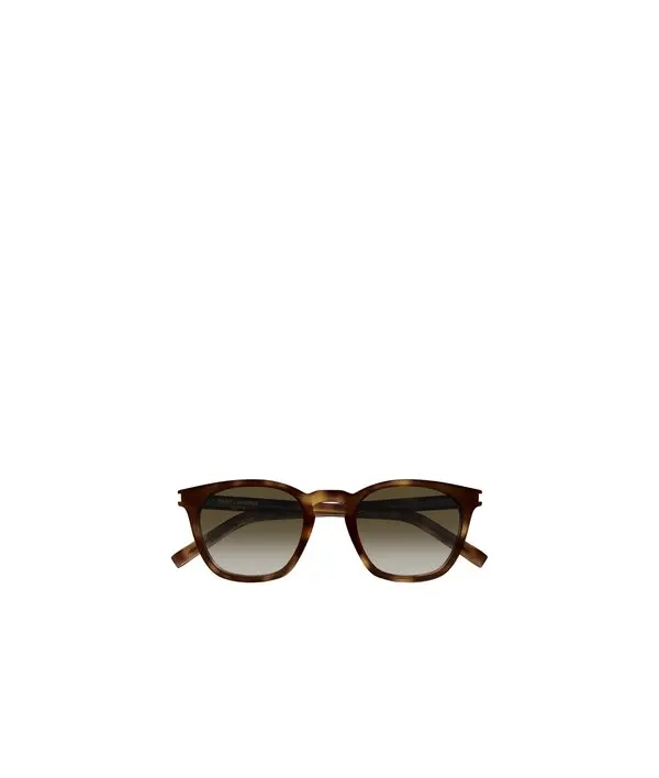 Saint Laurent Square Frame Sunglasses - Brown