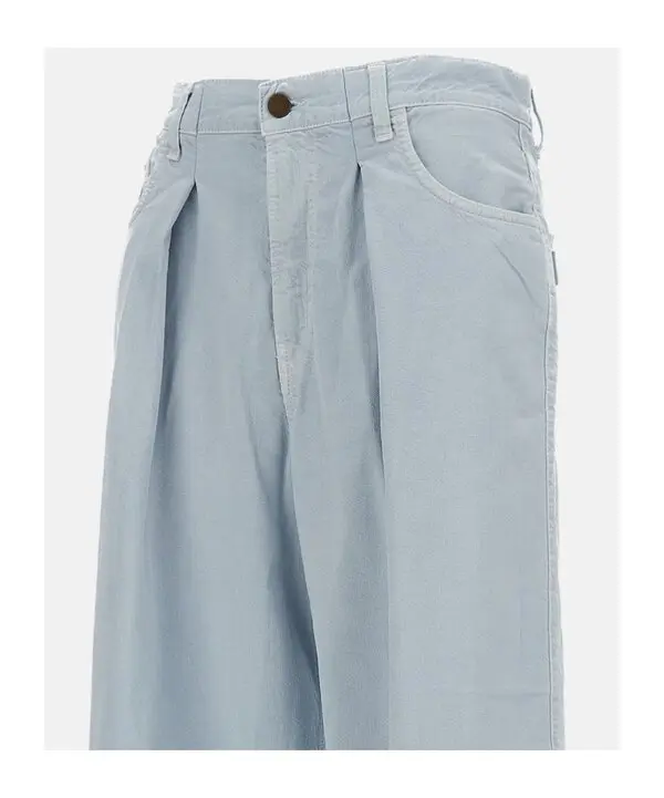 HAIKURE Pleated Wide Leg Jeans - Gray