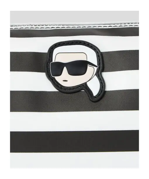 Karl Lagerfeld Small Ikon Shoulder Bag With Detachable Pouch