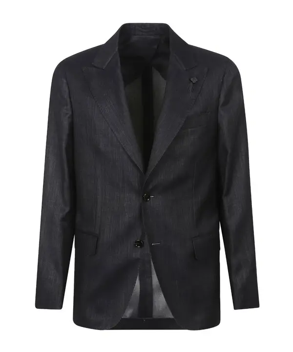 LARDINI Single-breasted Tailored Blazer