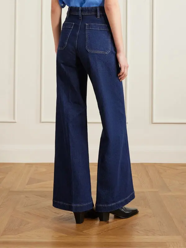 Polo Ralph Lauren High Waist Straight Leg Jeans - Black