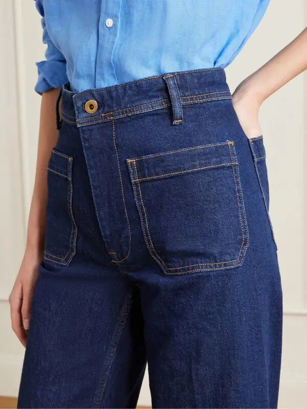 Polo Ralph Lauren High Waist Straight Leg Jeans - Black