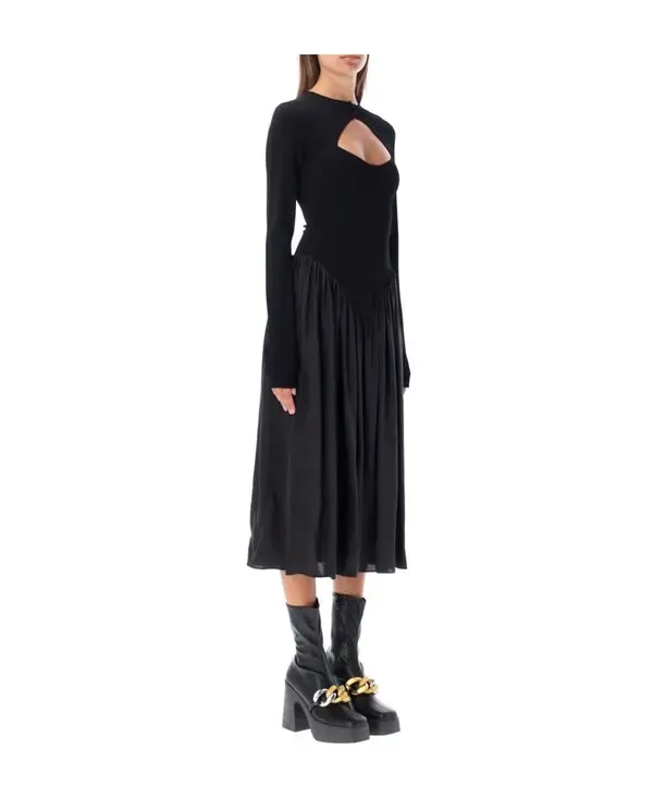 Stella McCartney Technical Shiny Knit Dress