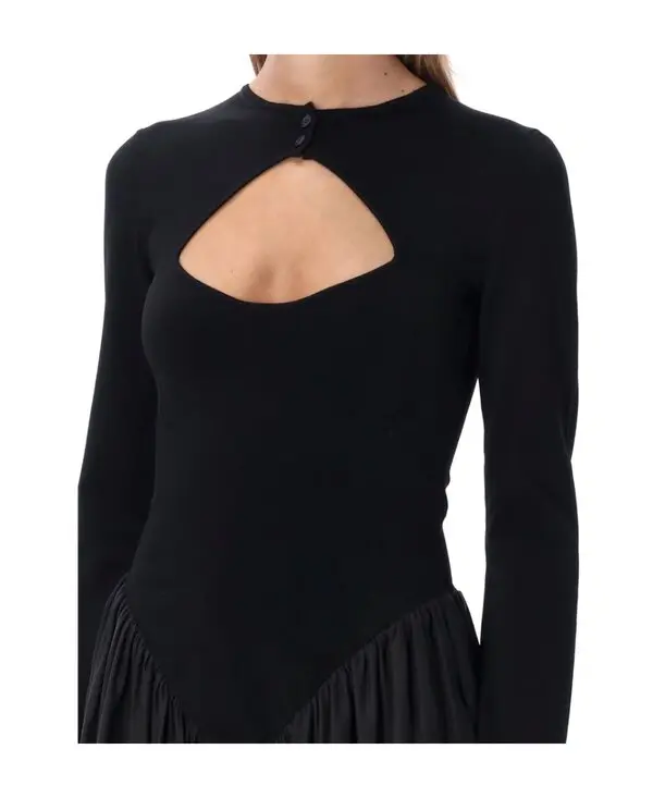 Stella McCartney Technical Shiny Knit Dress