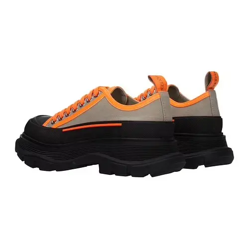 Alexander McQueen Tread Slick Lace-up Sneakers - Black