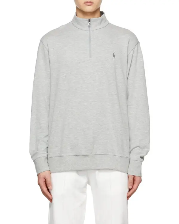 Polo Ralph Lauren Embroidered Logo Half-zip Sweatshirt