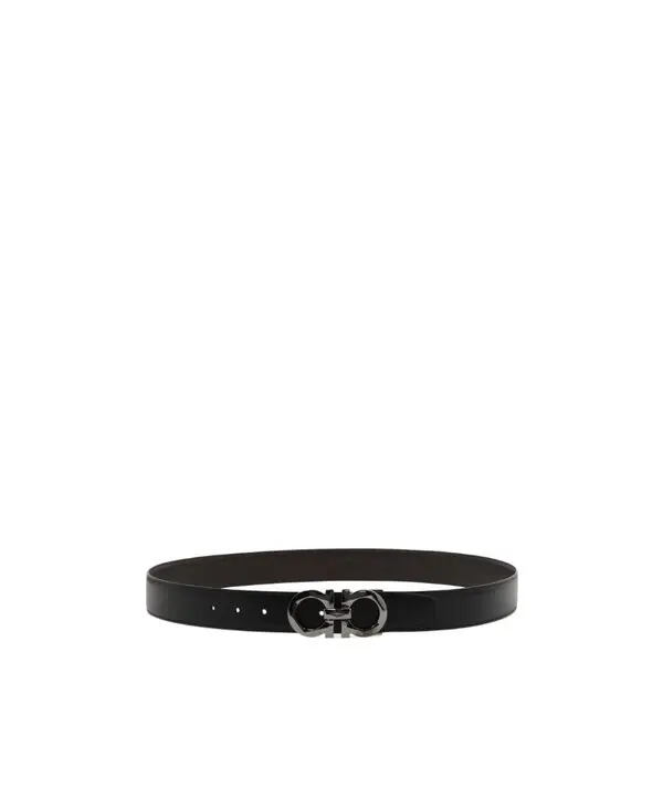 FERRAGAMO Double-sided Belt - Black