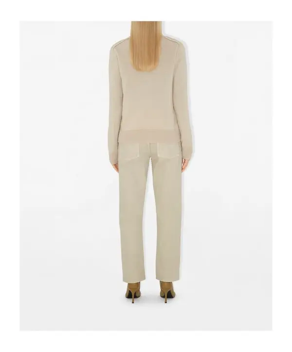 Burberry Logo Patch Knitted Cardigan