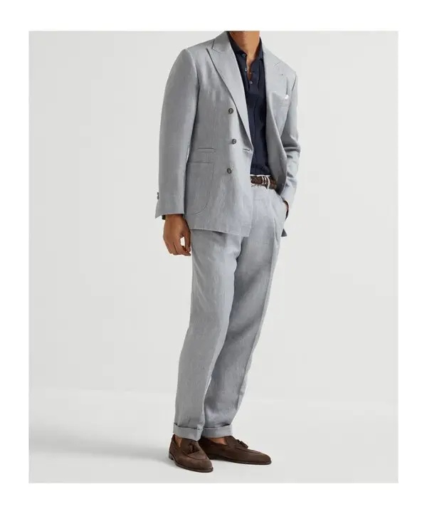 Brunello Cucinelli Short-sleeved Knitted Polo Shirt