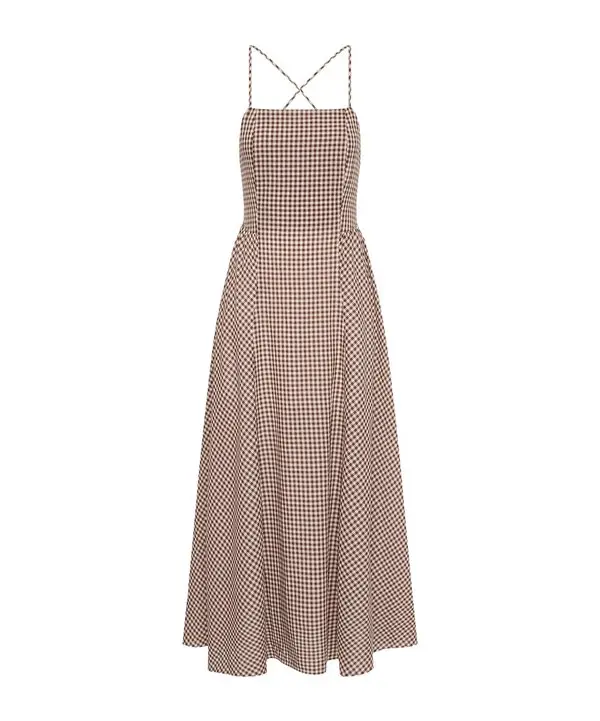 Posse Callie Gingham Maxi Dress