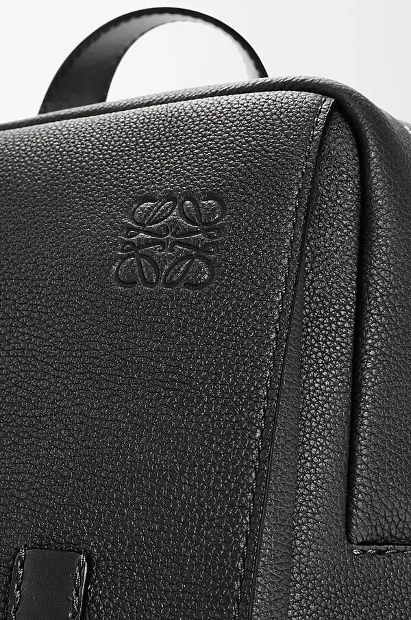 Loewe Military Backpack In Soft Grained Calfskin