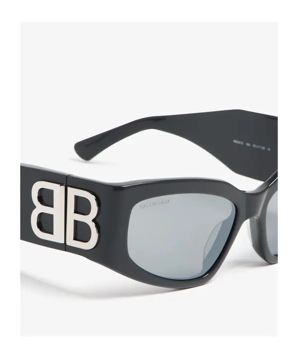 Balenciaga Bossy Cat-eye Frame Sunglasses - Gray