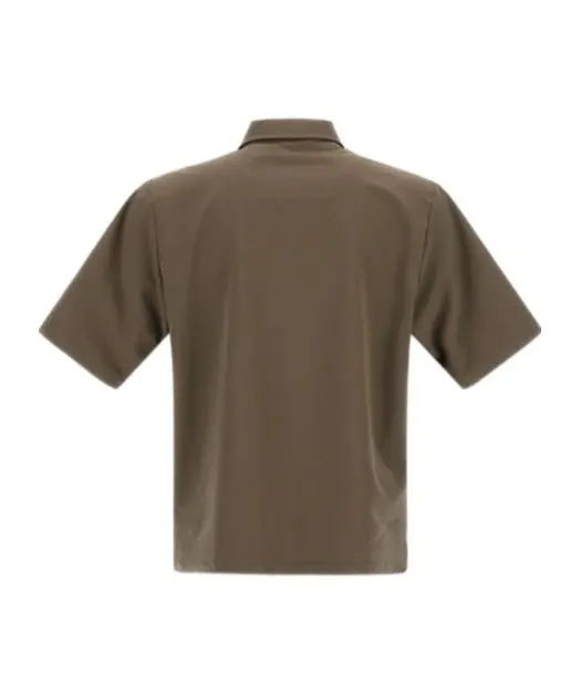 Herno Seer-crease Shirt - Brown