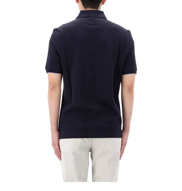 Brunello Cucinelli Logo Detailed Short-sleeved Polo Shirt