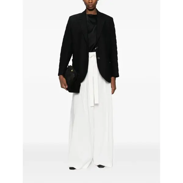 Harris Wharf London Textured Single-breasted Blazer