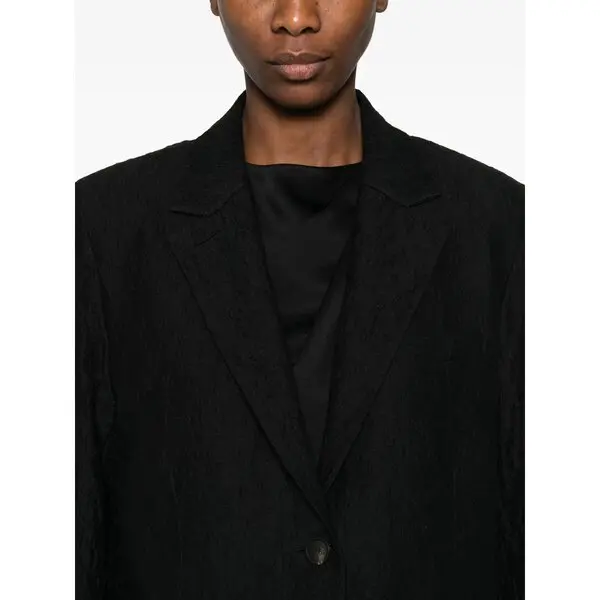 Harris Wharf London Textured Single-breasted Blazer