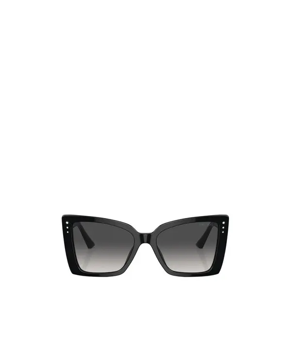 JIMMY CHOO Geometric Frame Sunglasses - Black