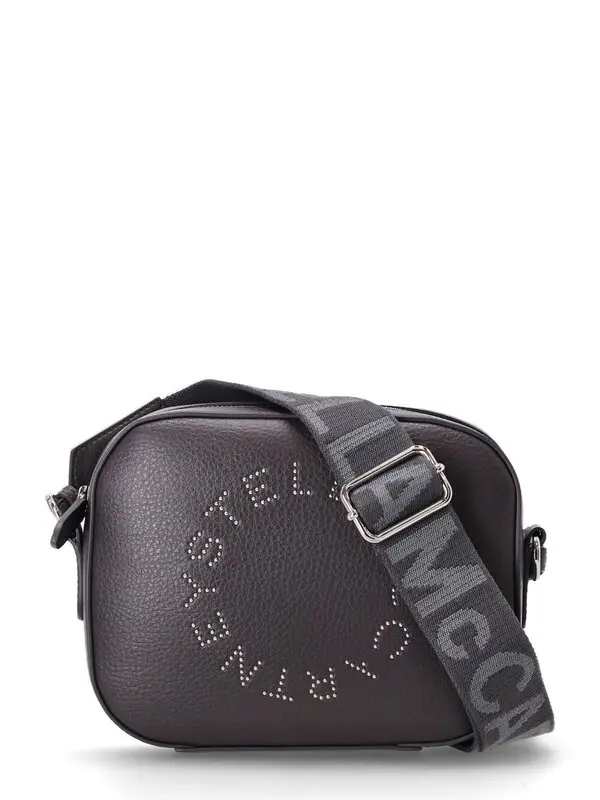 Stella McCartney Logo Camera Crossbody Bag - Gray Darkness