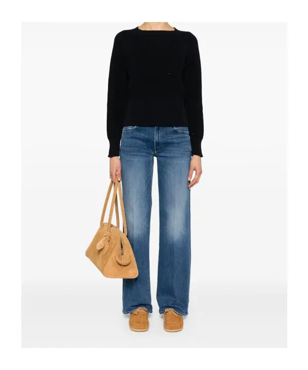 Fabiana Filippi Sequin Embellished Crew Neck Sweater - Black