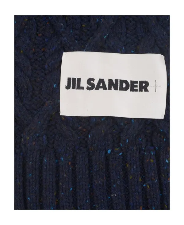 JIL SANDER Cable-knit Scarf